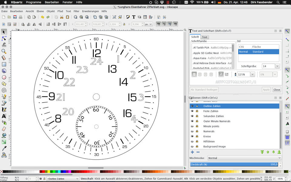 How to make a watch dial, drawing, planning etc. - Helicopters, pocket ...